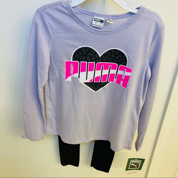 Puma | Matching Sets | Puma 2piece Long Sleeve Top Leggings Set | Poshmark